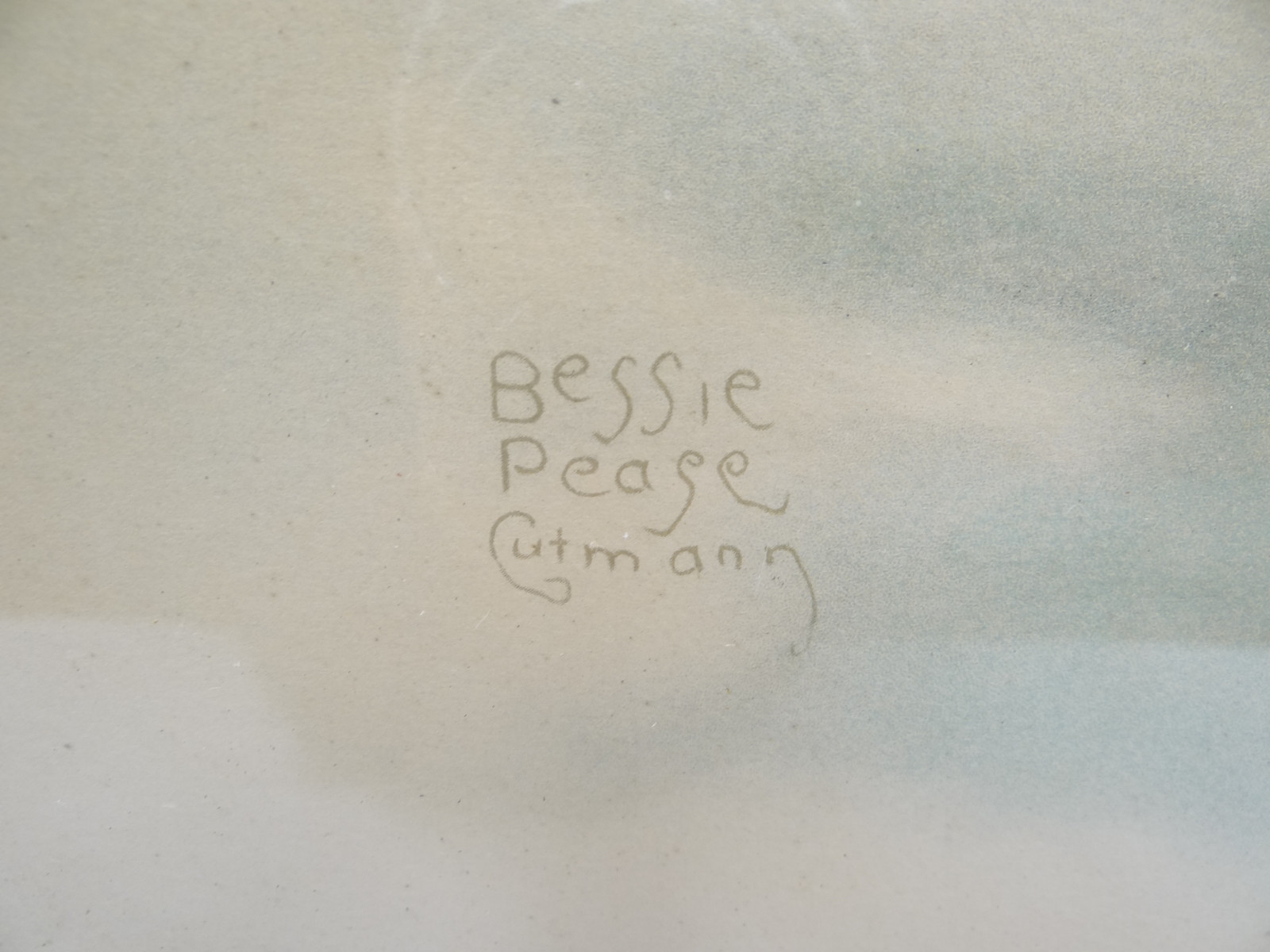 Vintage Old 664 Gutmann & Gutmann Bessie Pease USA Awakening Baby Color ...