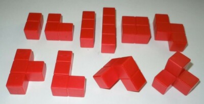 INCOMPLETE Blokus 3D Red Replacement Parts LOT 10 Board Game Piece | eBay