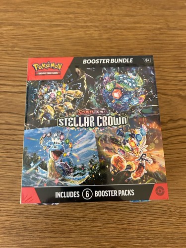 Pokemon TCG Stellar Crown Booster Bundle Factory Sealed - Case Fresh | eBay
