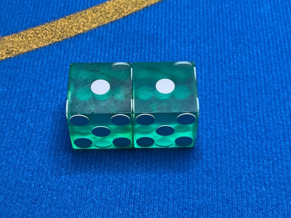 FITZGERALDS RENO NEVADA CASINO DICE MATCHING NUMBERS 610 | eBay