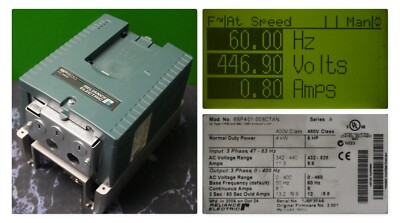 Reliance Electric SP600 6SP401-008CTAN 5 HP Drive Tested 480VAC Clean ...