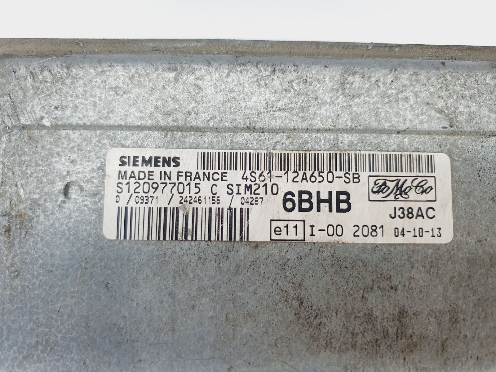 ECU Siemens 4S61-12A650-SB S120977015C SIM210 6BHB J38AC | eBay