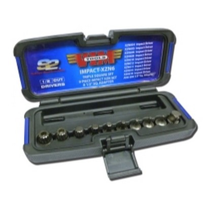 Vim Products IMPACT-XZN6 10pc Half Cut Stubby XZN Set- 3/8" Sq. Drive ...