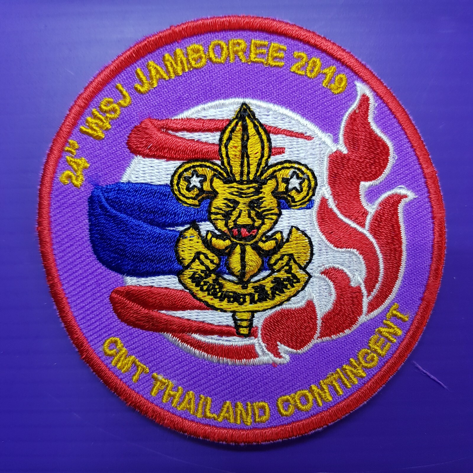 24th World Jamboree 2019 Contingent Official PATCH / THAILAND CMT 25th ...