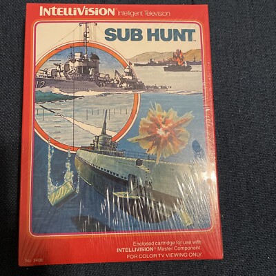 1981 Intellivision Sub Hunt Video Game New Factory Sealed | eBay