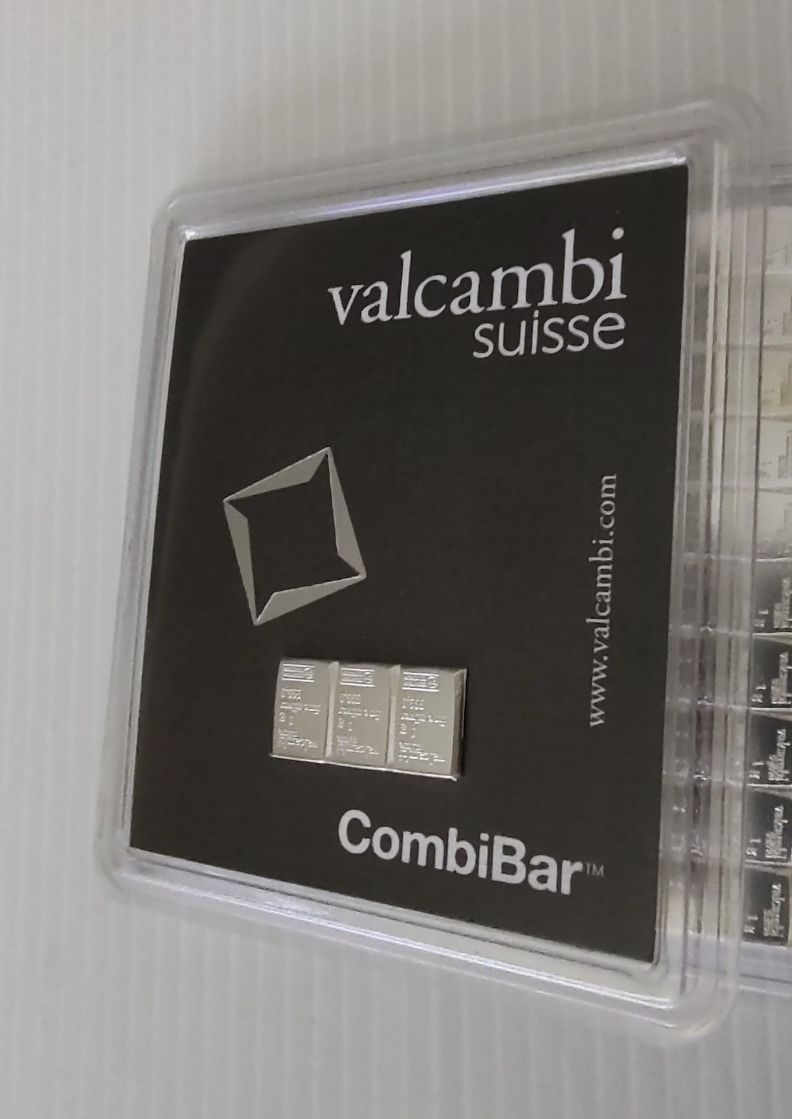 3 X 1 Gram .999 Pure Silver Valcambi Suisse (Swiss Made) Combibars | eBay