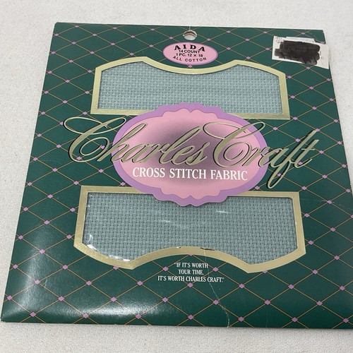 Charles Craft 14 ct. PINE MIST 12" x 18" Cross Stitch Fabric Sealed NEW ...