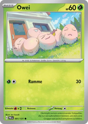 Owei / Pokémon Karte / Deutsch / Prismatische Entwicklungen / 001/131 ...
