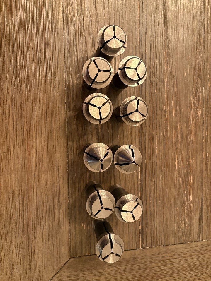 Used TF25 TF 25 TF-25 SWISS COLLETS all in good shape Citizen Tsugami ...