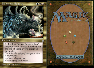 Magic the Gathering -MTG-Elemental Augury | eBay
