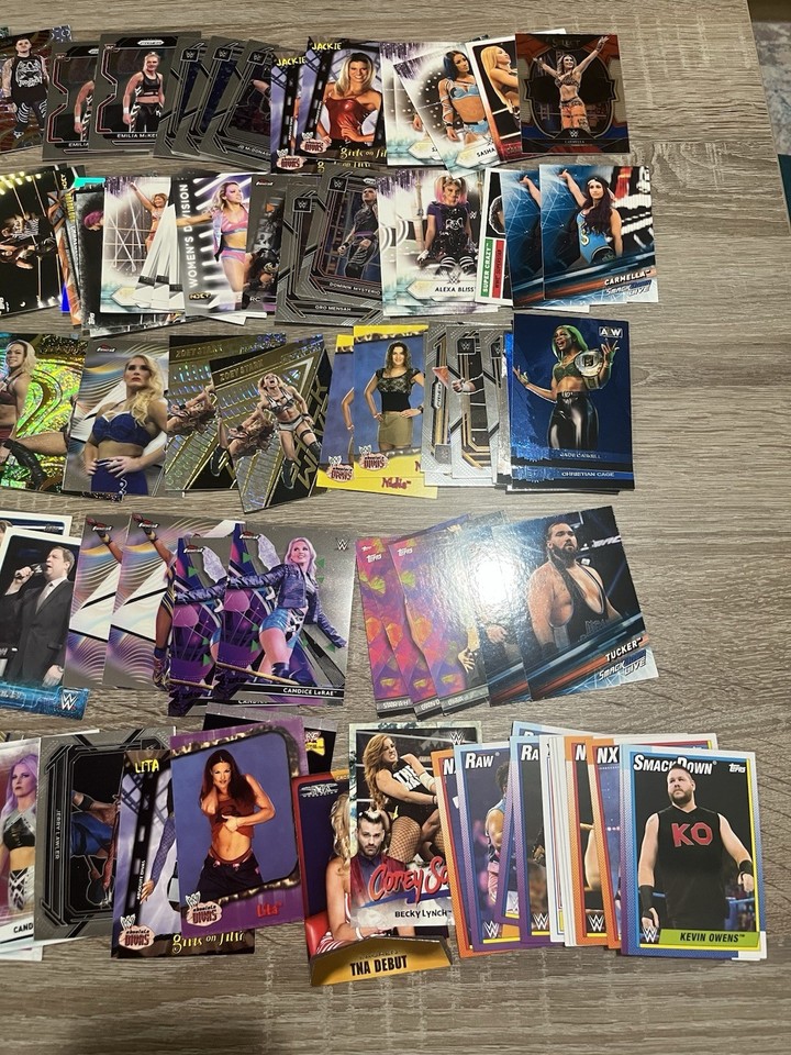 Huge Lot Over (250) WWE W/ Divas Womens Premium Wrestling Card All ...