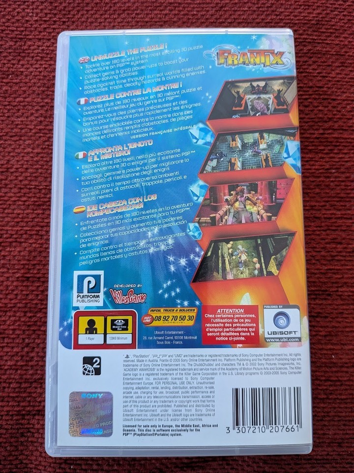 PSP Frantix. Complete, Free UK Post, Very Good Condition | eBay