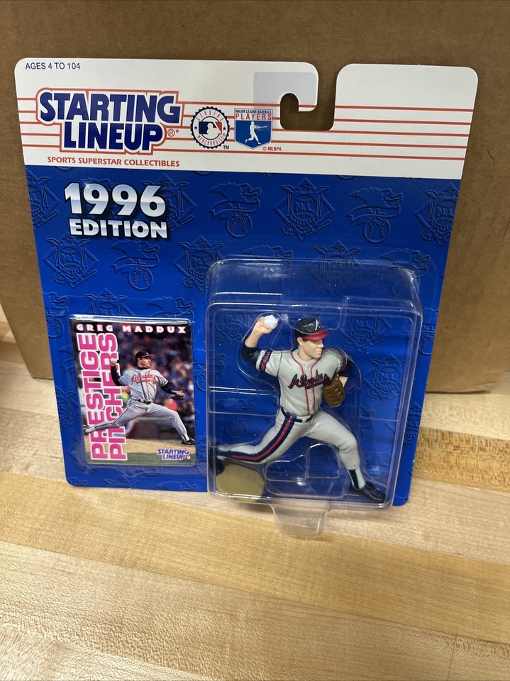 1996 Kenner Starting Lineup Greg Maddux Atlanta Braves Prestige ...