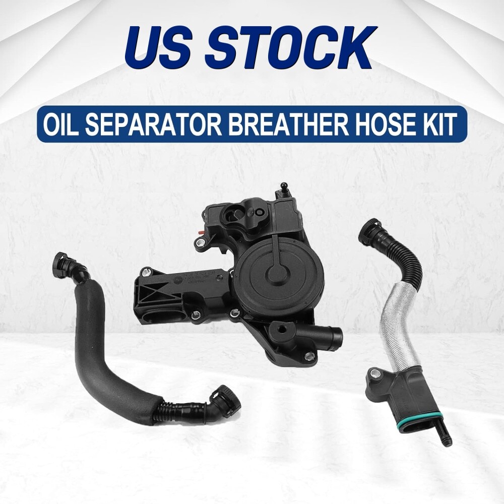 Oil Separator PCV Valve Kit for Audi A3 A4 Q5 TT VW Golf Passat Jetta ...