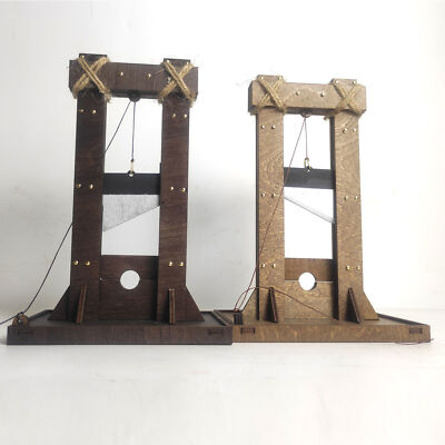 1/18 Wooden Guillotine Model Soldier Scene Accessories DIY | eBay