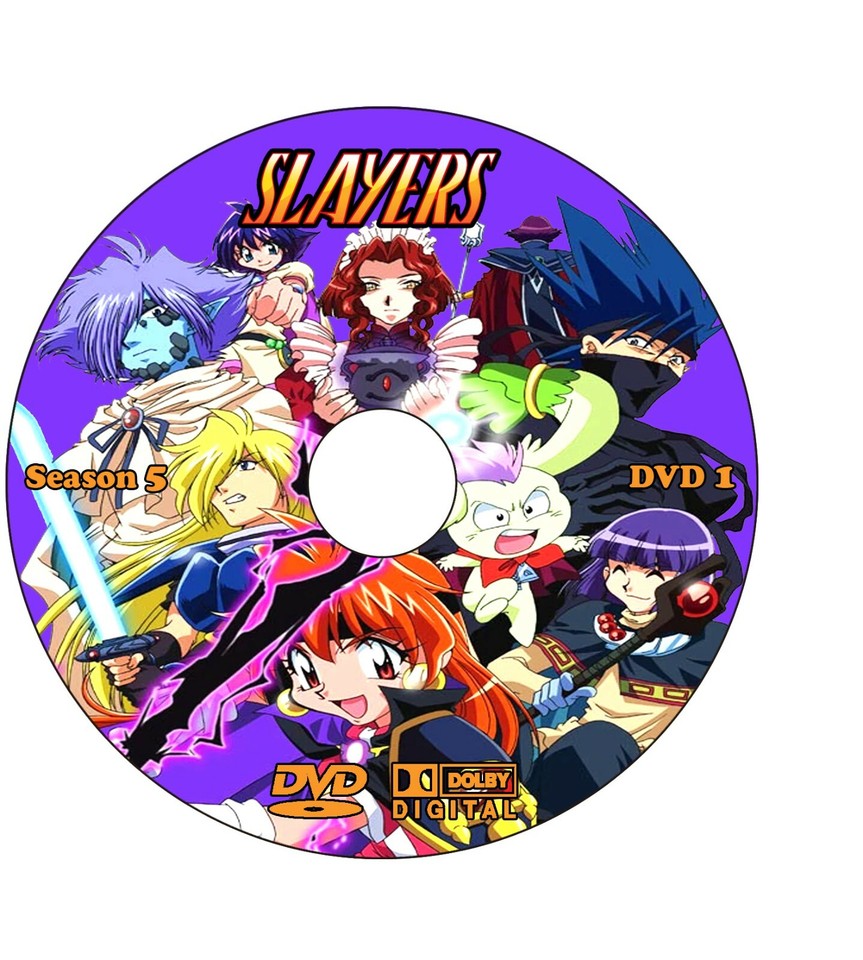 Slayers Complete Anime Series Season 1-5 + Ovas + Movies Dual Audio Eng ...