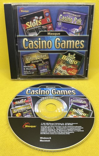 📦 Masque Casino Games (Windows/Mac PC CD-ROM, 2004, Slots, Bingo JC w ...