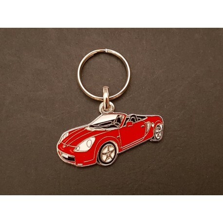 Toyota MR2 Profile Keychain, MR Roadster Spyder MR-S MRS (Red) | eBay
