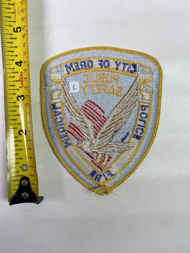 Orem Utah Fire Medical UT EMS EMT Patch P8C | eBay