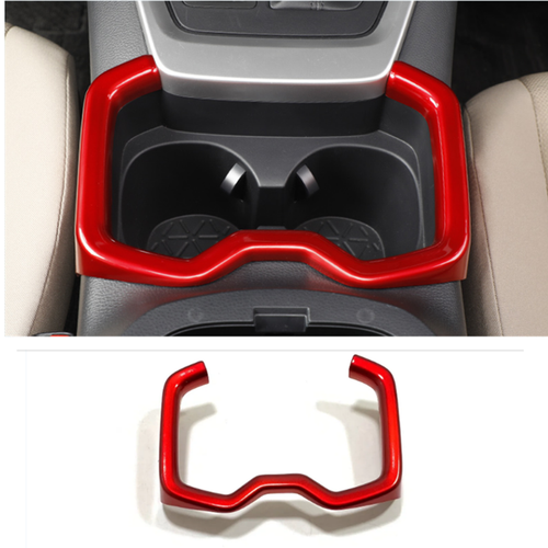 FOR Toyota RAV4 2019-2023 Bright Red Front Water Cup Holder Cover Trim ...