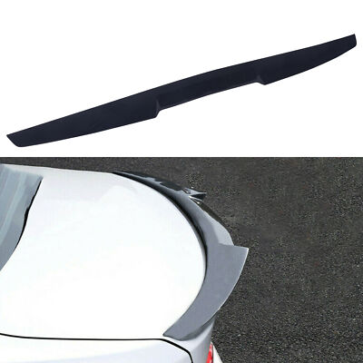 Gloss Black Car Rear Roof Trunk Spoiler Blade Shape Tail Wing Kit 1.2M ...