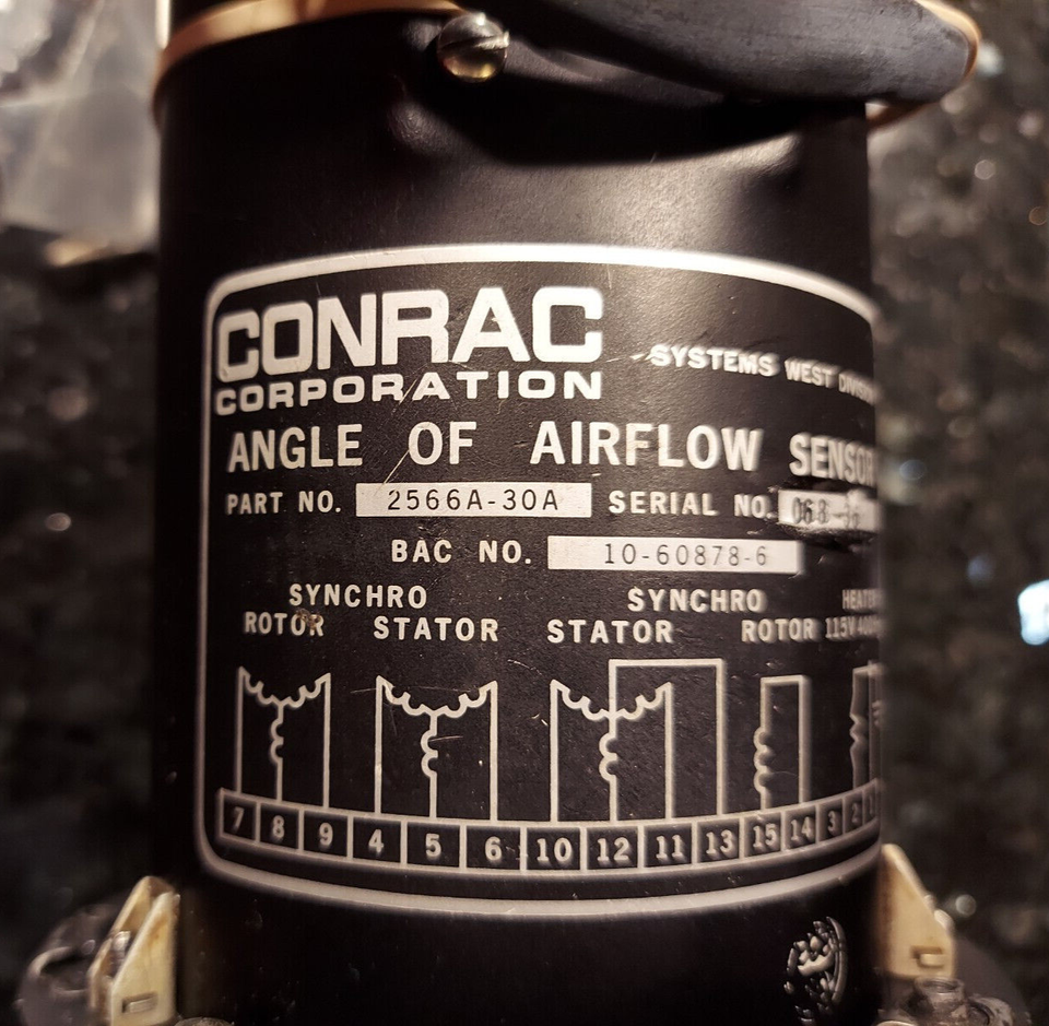 CONRAC Angle Of Airflow Sensor 2566A -30A AOA | eBay