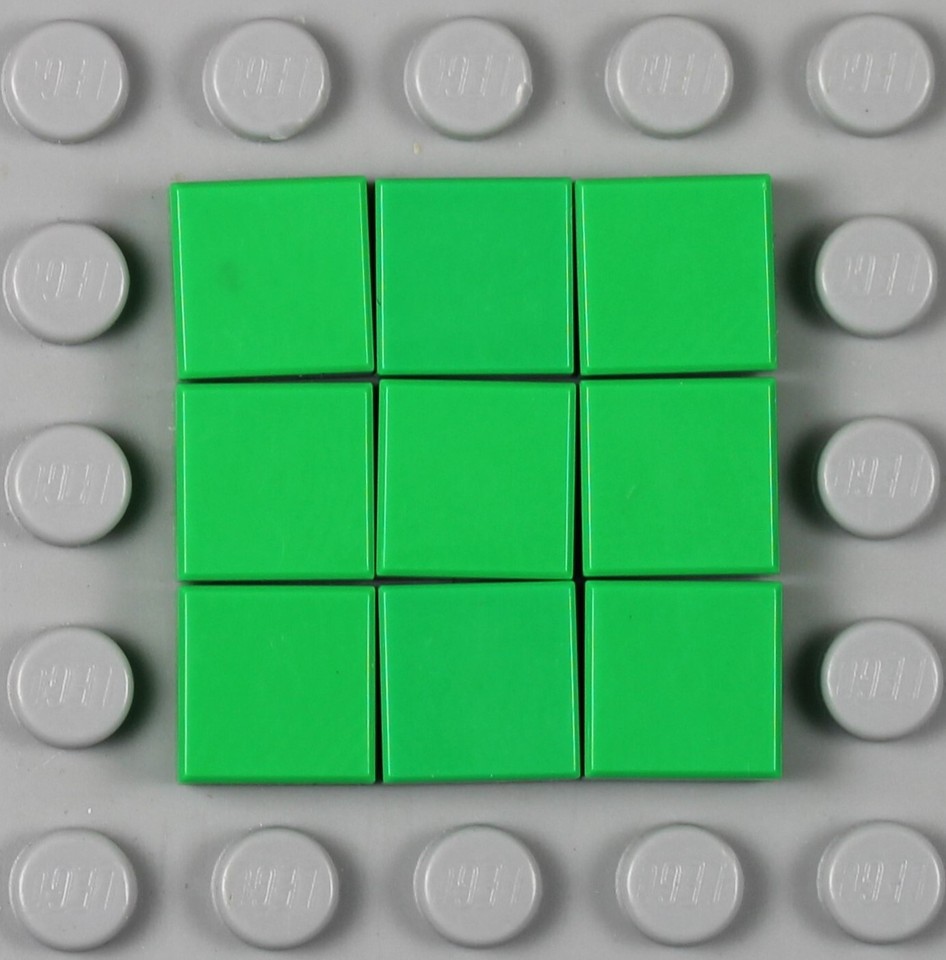 LEGO - 1x1 Square Tiles - PICK YOUR COLORS Smooth Finishing Flat Mosaic ...