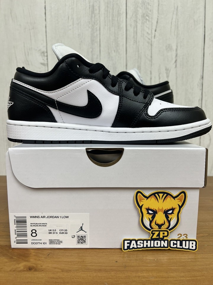 Air Jordan 1 Low Panda Black White DC0774-101 Women Sizes | eBay