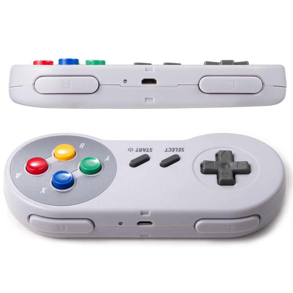 1/2 Wireless SNES Controller Remote Gamepad For Original Super SNES Console &SFC | eBay