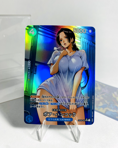 Boa Hancock ONE PIECE Holographic Custom Art Goddess Story Anime Card ...