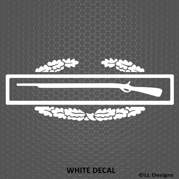 Combat Infantry Badge US Army Military Veteran Vinyl Decal CIB - Choose ...