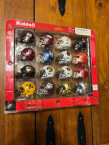 Riddell pocket size helmet SEC conference set SEC 2015 | eBay