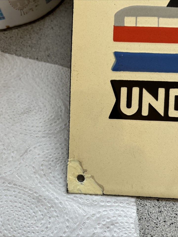 Vintage 1930s London Underground Enamel Sign. | eBay UK