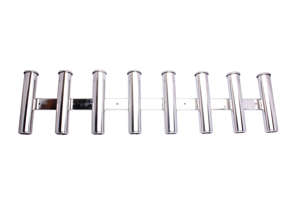 Stainless Steel 8 Link Fishing Rod Holder 8 Tubes for Marine Yacht Rod ...