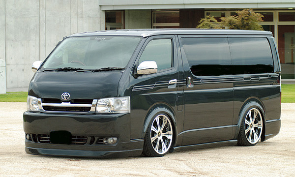 Toyota Hiace Modified Black