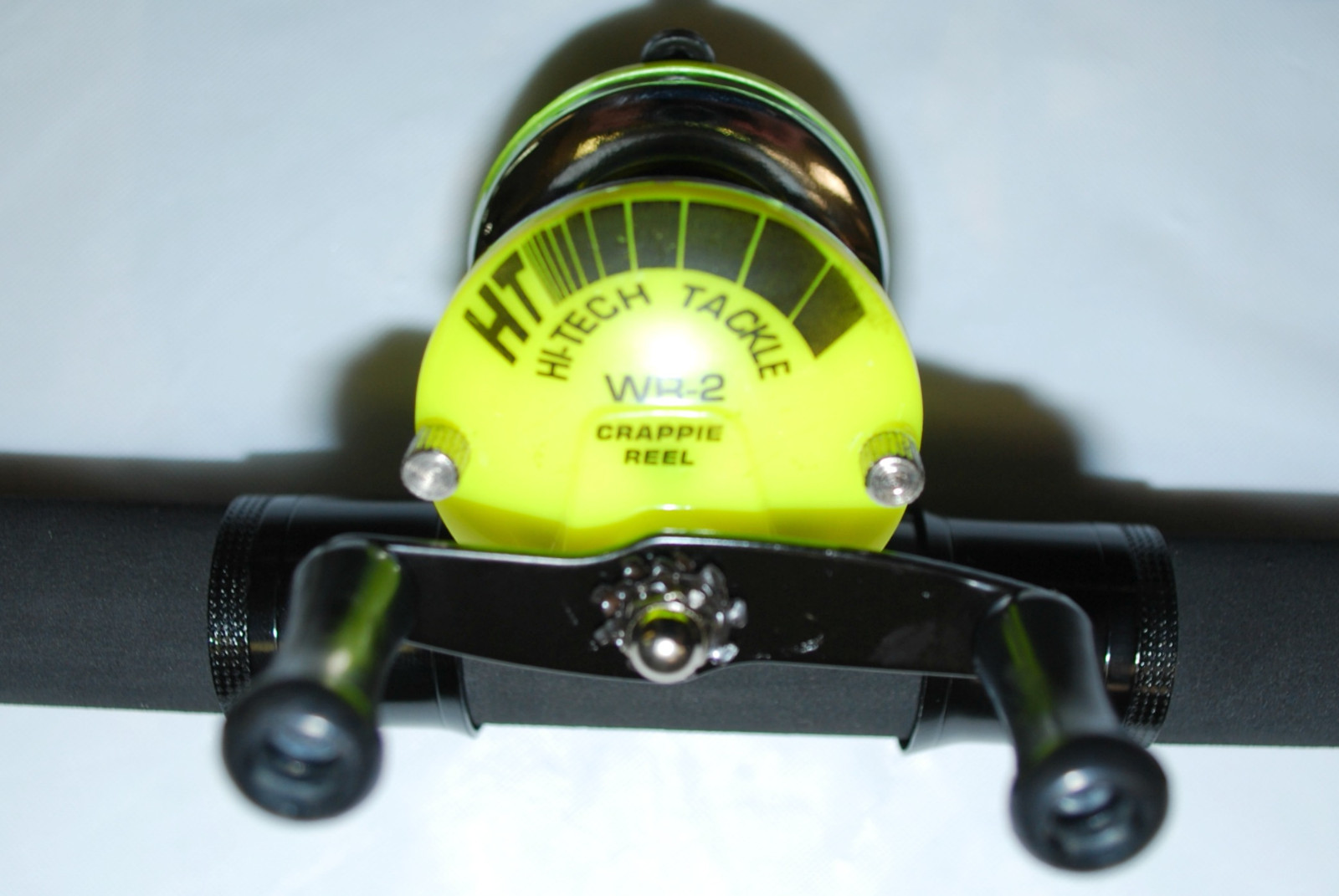 HT JIGGIN STICK COMBO W/ WR-2 REEL CRAPPIE POLE ROD 12' (TENNESSEE ...