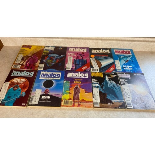Analog Science Fiction 1981 Magazines Lot Of 10 | eBay