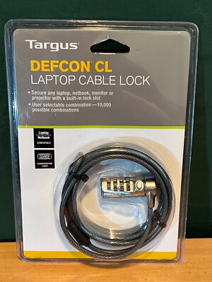 Targus Defcon CL Laptop monitor projector PA410AU Combination Cable ...