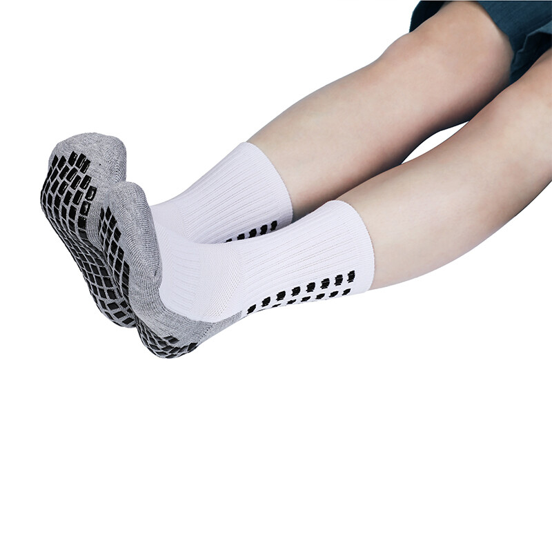 3 Pair Premium Sport Socks Anti Slip W/ Grip Soccer Men Football ...