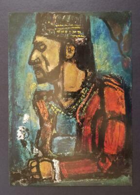 Georges Rouault "The Old King" Mounted Offset Color Lithograph 1971 | eBay