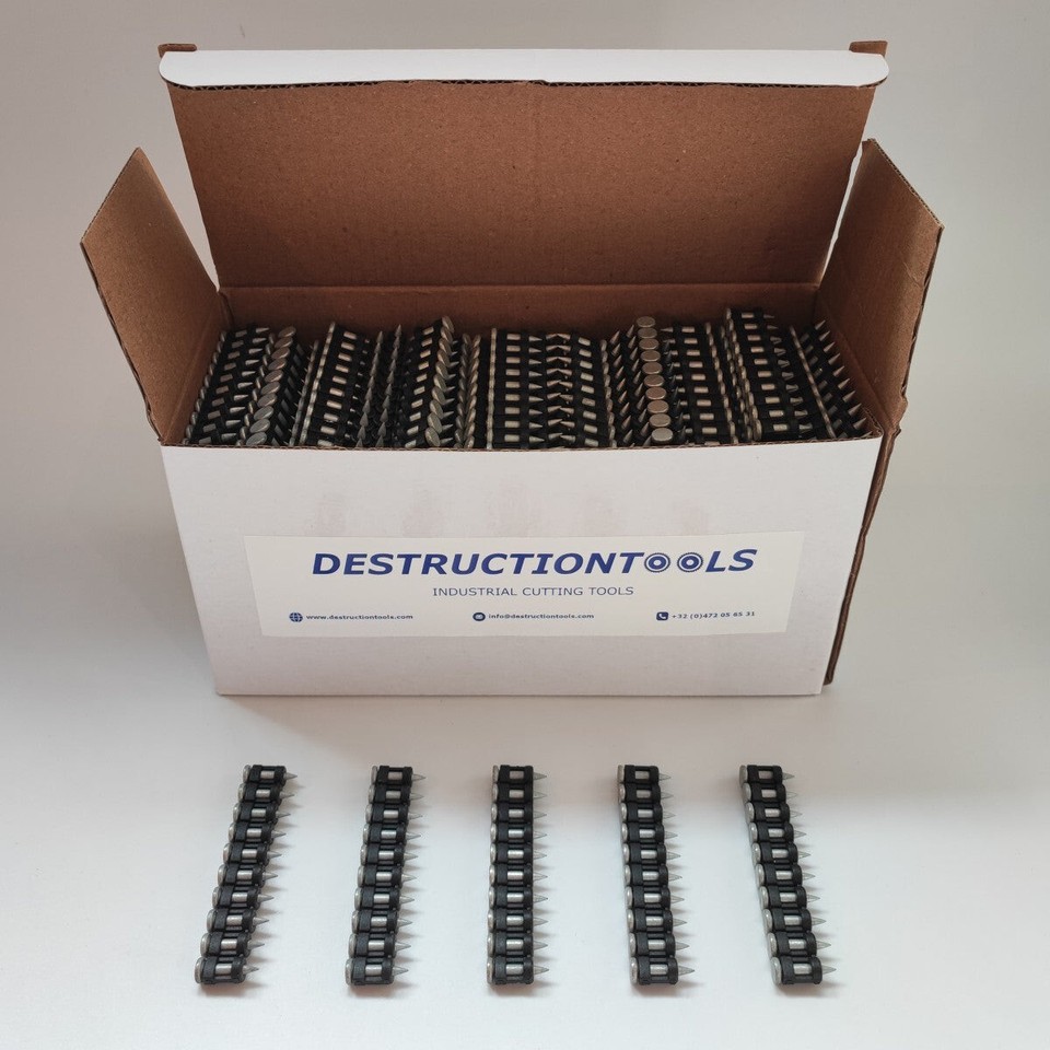 1000x Collated concrete nails 16mm - for Destructiontools DETO100X | eBay
