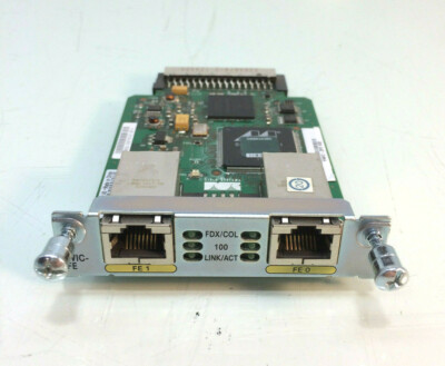 CISCO HWIC-2FE 2-PORT FAST ETHERNET HIGH-SPEED WAN INTERFACE CARDS | eBay