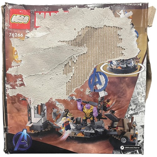 LEGO Marvel Endgame Final Battle 76266 BOX DISTRESSED (WATER DAMAGE ...