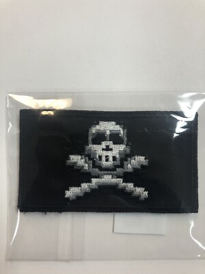OSRS PK Skull logo patch black Embroidered With Hook Backing | eBay