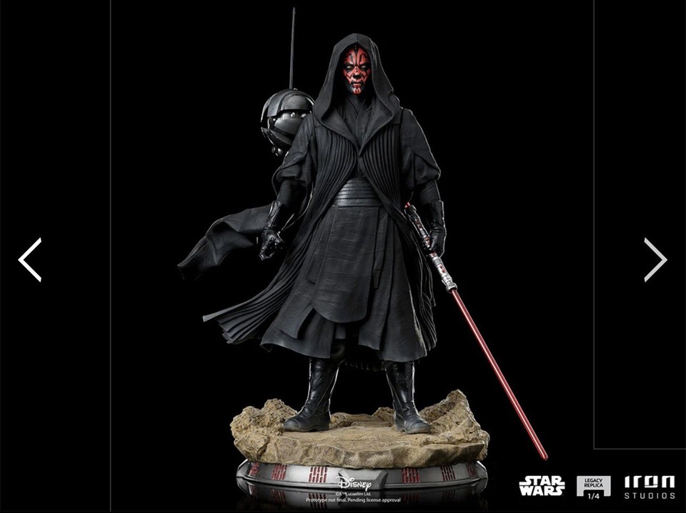 Star Wars Iron Studios Darth Maul Statue 1:4 Scale Legacy Replica | eBay