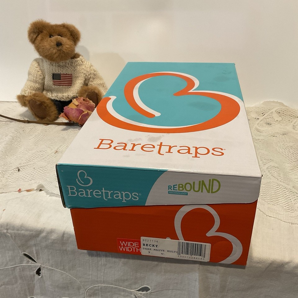 NEW Beartraps Becky Furry Slip On Slipper, Size 9 Wide, W/Box | eBay