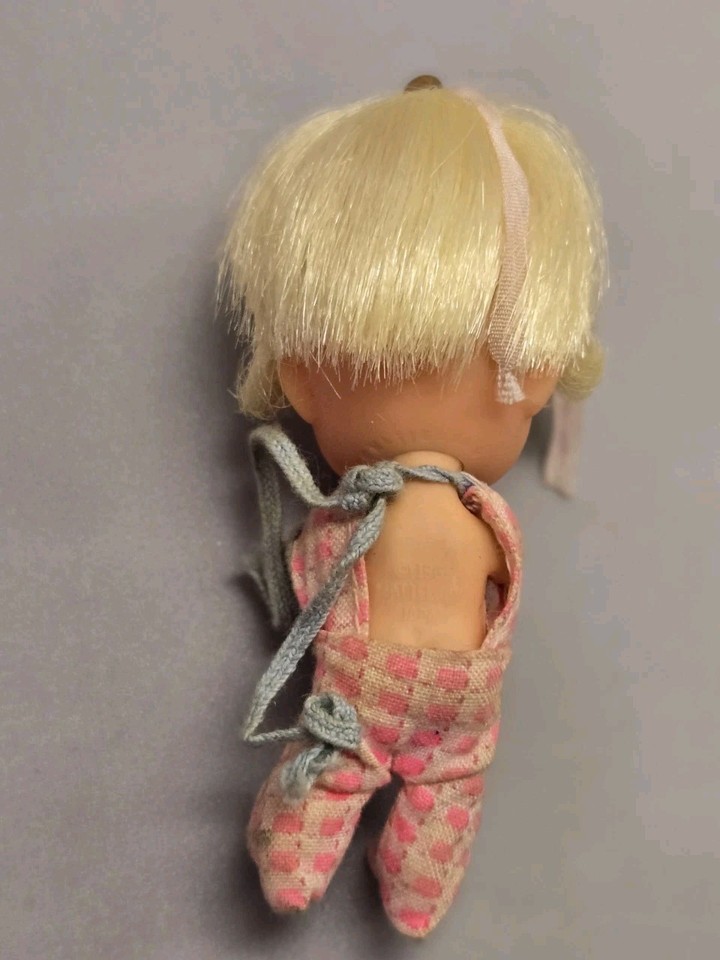 VINTAGE 1965 MATTEL LIDDLE KIDDLES LIDDLE DIDDLE BABY GIRL PINK PAJAMAS ...