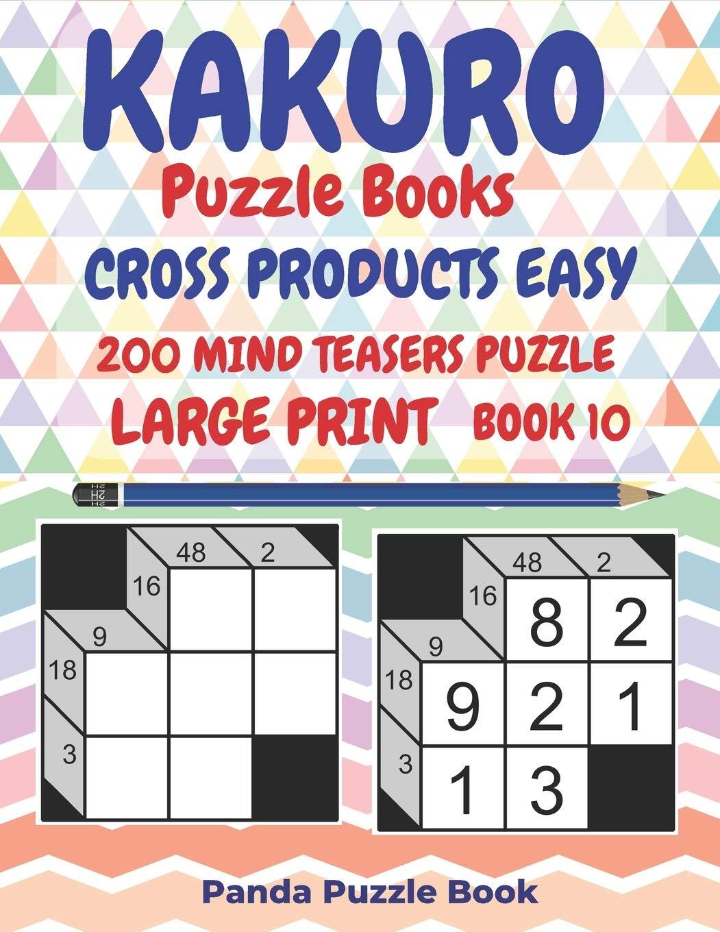 Book, Panda Puzzle Kakuro Puzzle Books Cross Products Easy (UK IMPORT ...