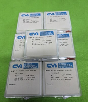 New Sealed LOT OF 7 CVI Lasers - RCX-40, 0-20, 0-25, 4-C-650 | eBay