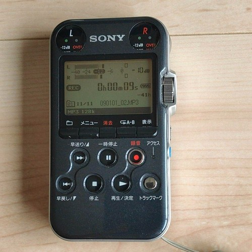 Sony PCM-M10 B Black Portable 96 kHz/24-bit Digital Audio Linear PCM ...